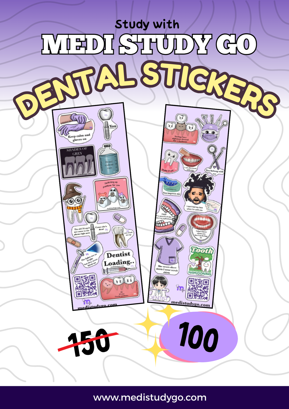Dental Stickers – Medi Study Go