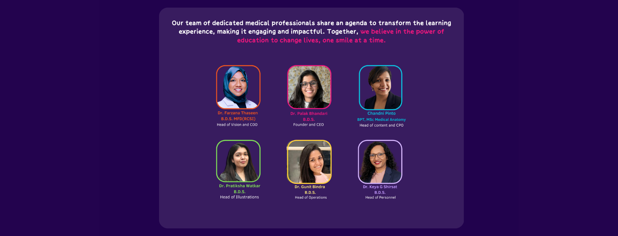 Meet the Team – Medi Study Go